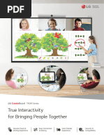 LG TR3DK-BM Interactive Board Overview | PDF | Mobile App | Hdmi