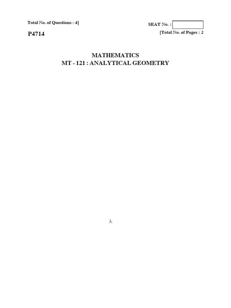 F.Y.B.SC (SEM. - II) 2019 Pattern | PDF | Cost Of Living | Sphere