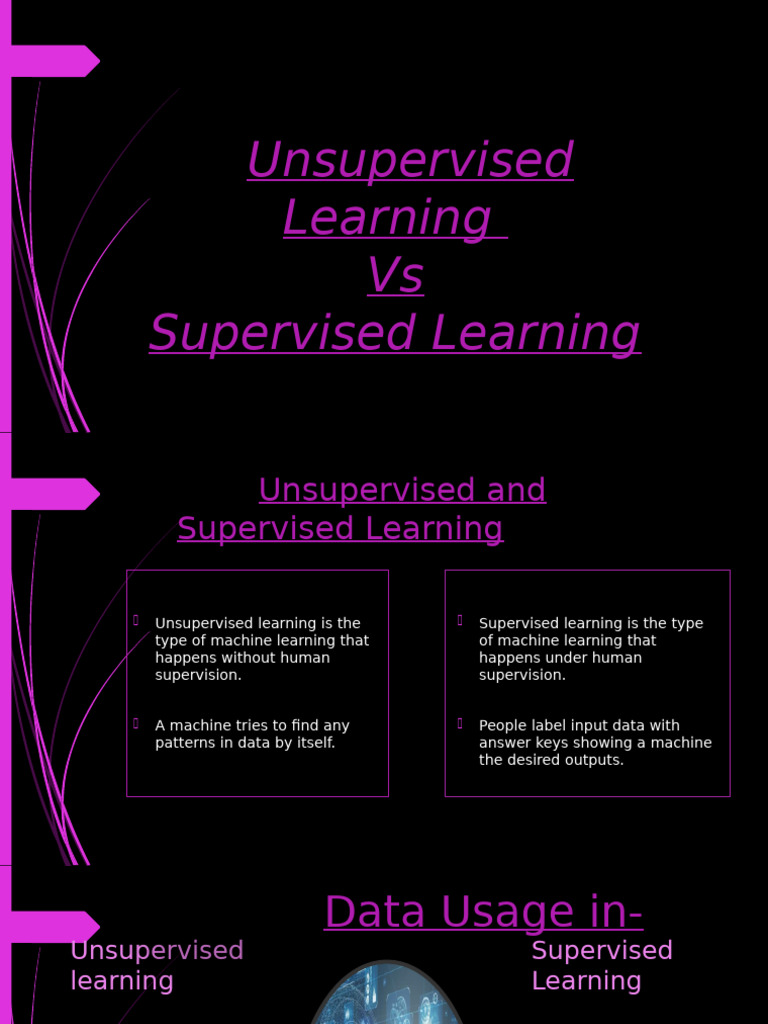 Supervised Vs Unsupervised (Hiya) | PDF | Career & Growth