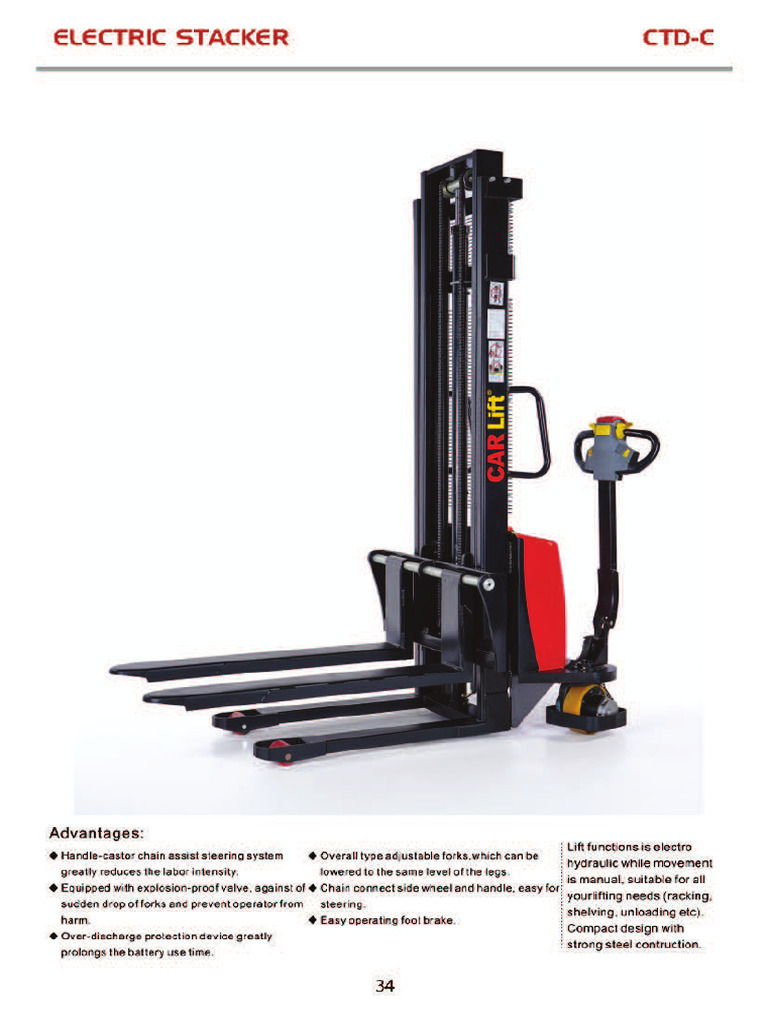Electric Stacker CTDC | PDF