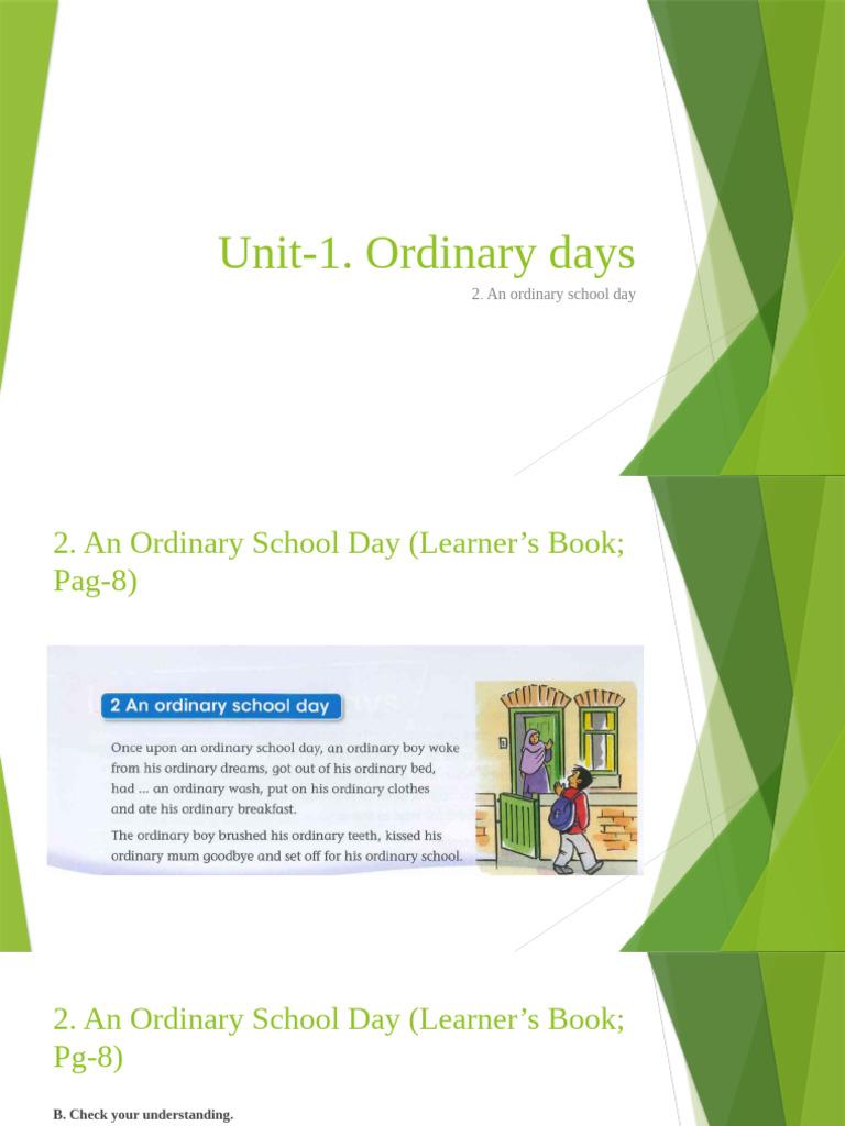 1.2. An Ordinary School Day | PDF