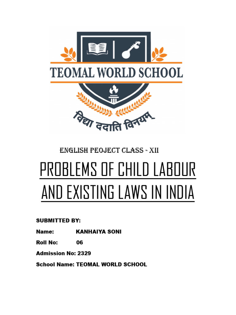 Eng Project Class 12 | PDF