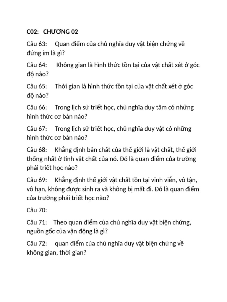 C02: Chương 02 | PDF