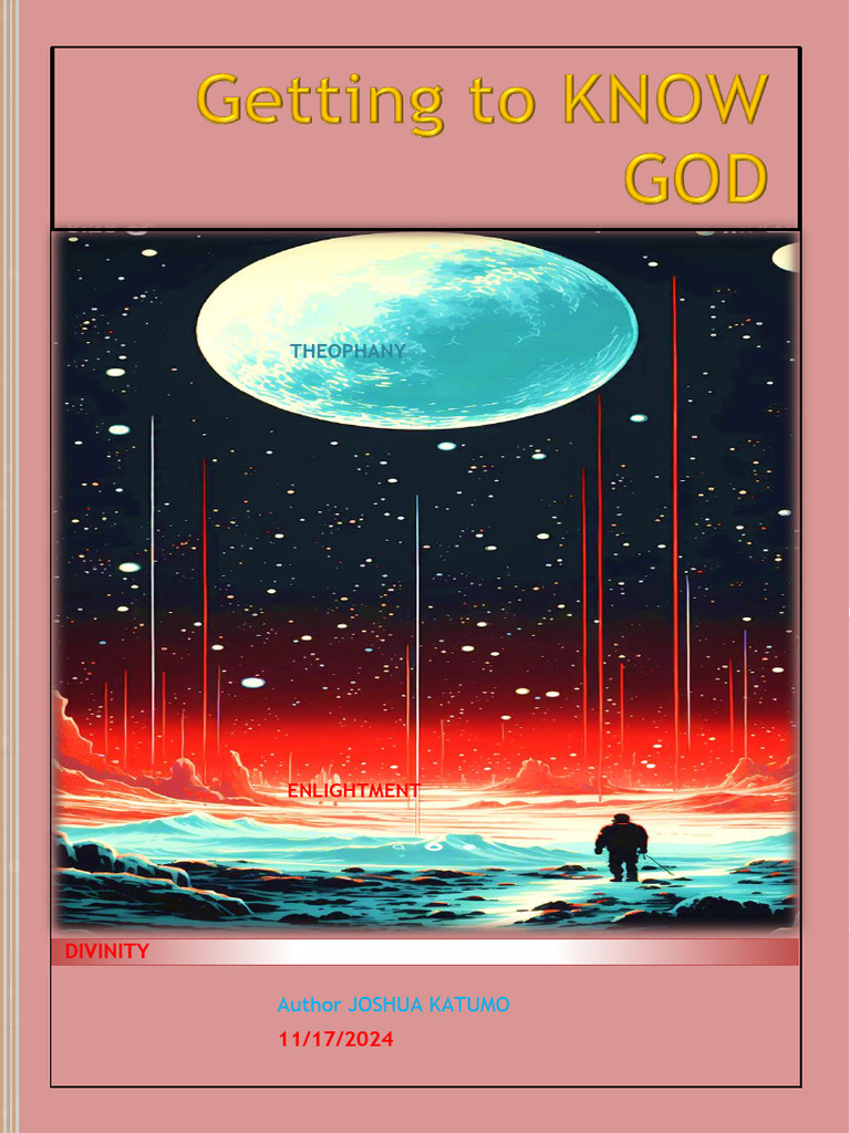 Getting To KNOW GOD | PDF | Prayer | God