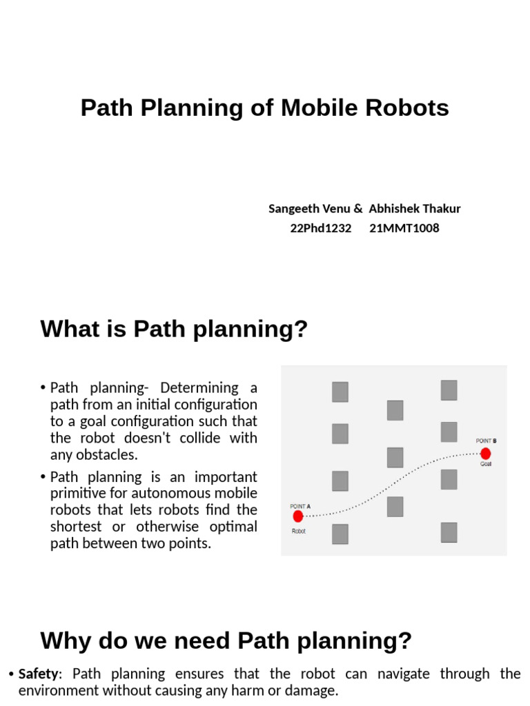 Path Planning of Mobile Robots | PDF | Theoretical Computer Science ...