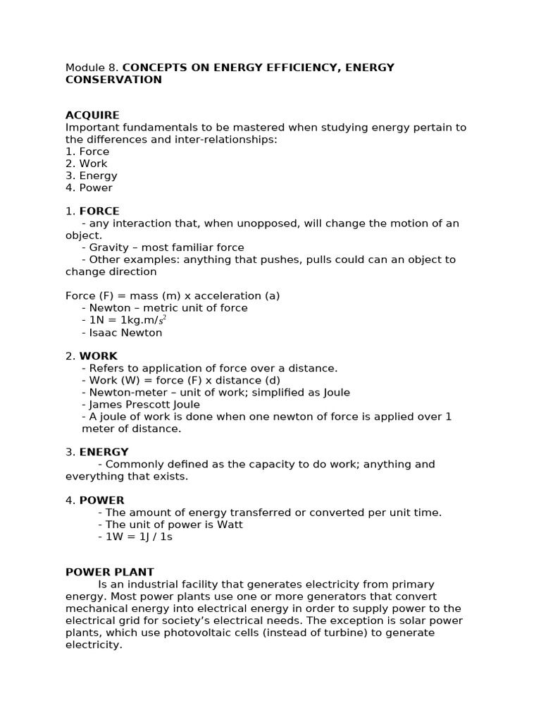 6.1 Lesson 1 | PDF | Power Station | Electricity Generation