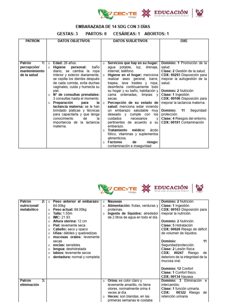 Embarazada de 14 SDG Con 3 Días | PDF | El embarazo | Estrés (biología)