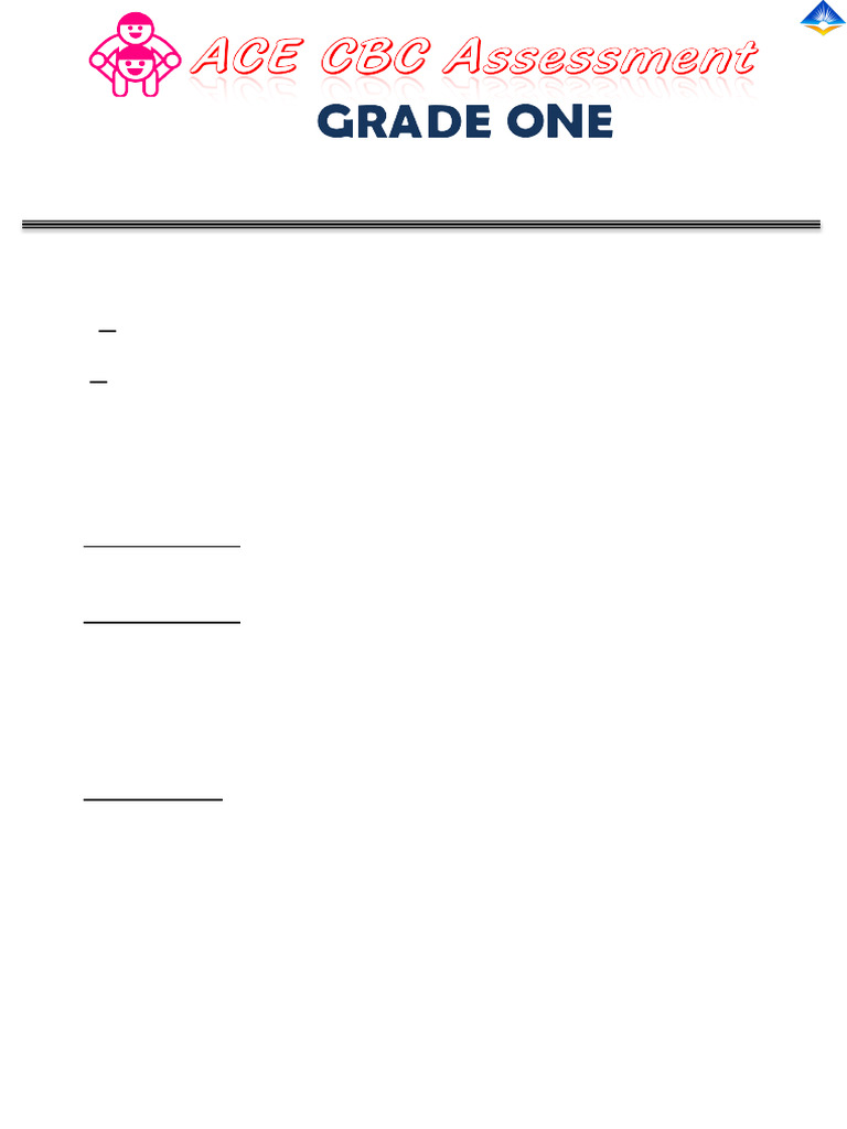 Mathematics Grade 1 (1) | PDF