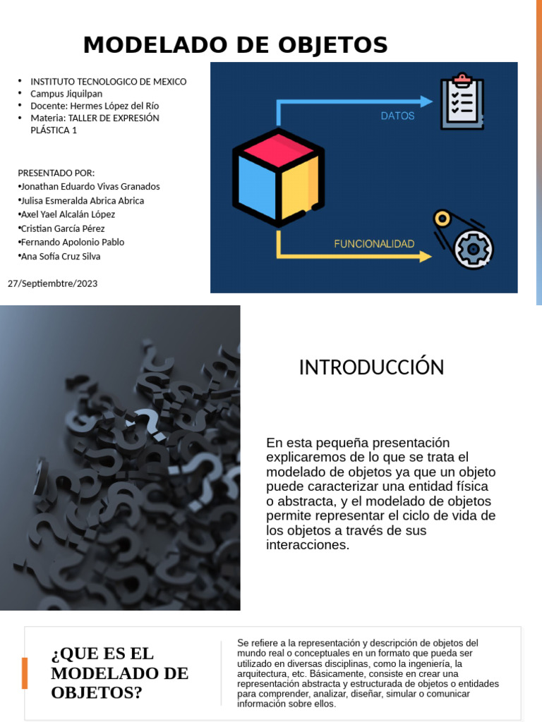 Modelado de Objetos | PDF | Objeto (informática) | Clase (Programación informática)
