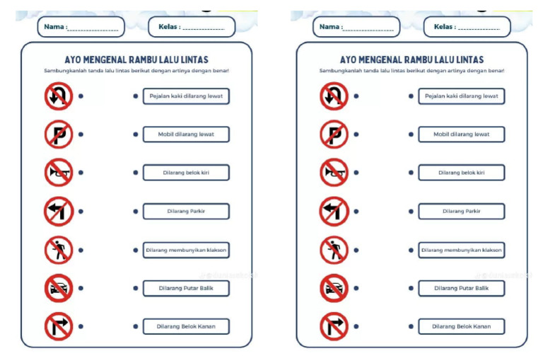 LKPD Rambu Rambu | PDF