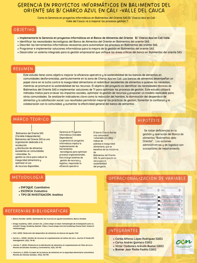 Poster Aca 3 | PDF | Sas (software) | Alimentos