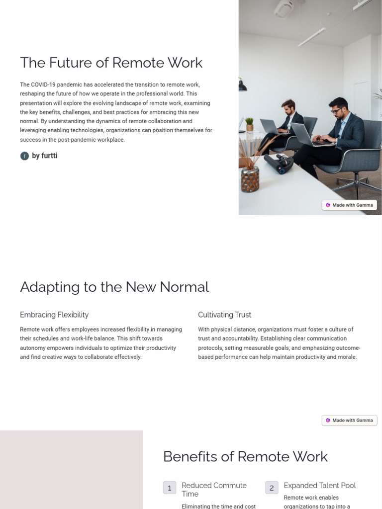 The Future of Remote Work | PDF