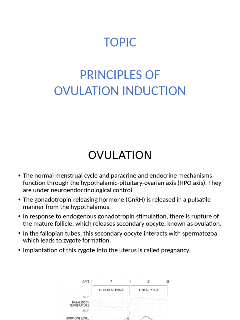Principles of Ovulation Induction | PDF | Luteinizing Hormone ...