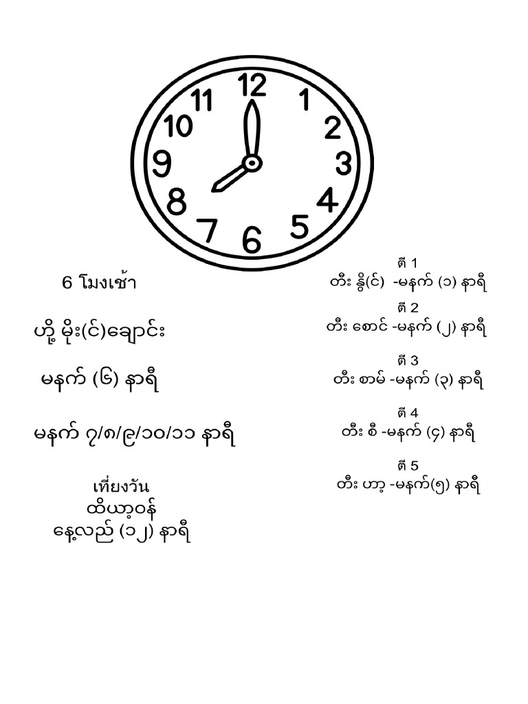 Thai Language Worsheets | PDF