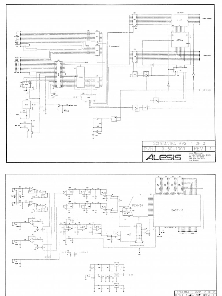 Midiverb II Schematics | PDF