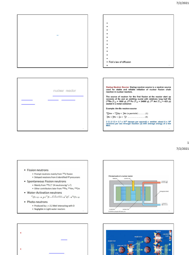 Intro To Reactor Kinetics and Control | PDF | Nuclear Reactor | Neutron