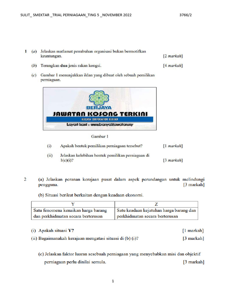 Trial T5 2022 K2 | PDF