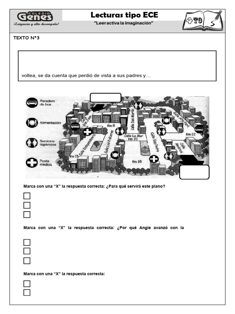 PLAN LECTOR 4° - Lectura Tipo ECE | PDF | Artes del Lenguaje y ...