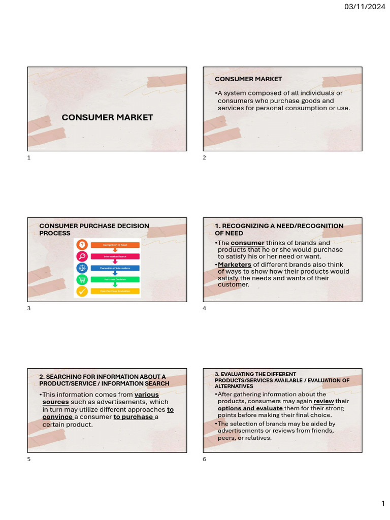 5_CONSUMER-MARKET (2) | PDF | Behavior | Consumer Behaviour