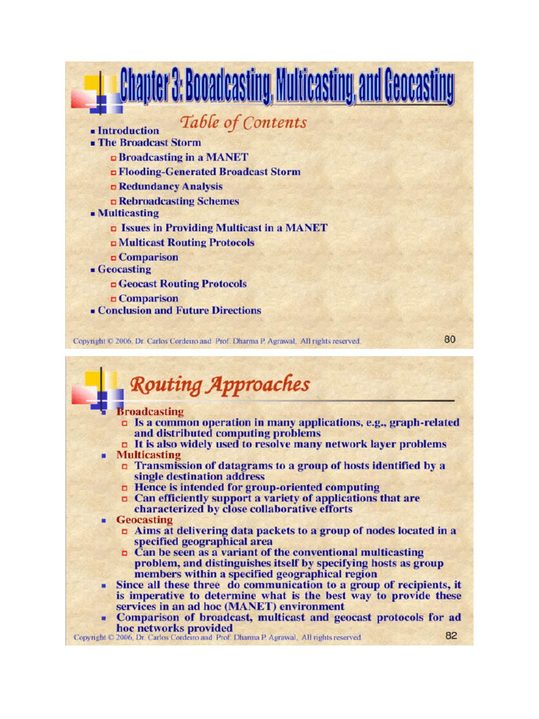 ASN Chapter-3 (1) | PDF | Multicast | Routing
