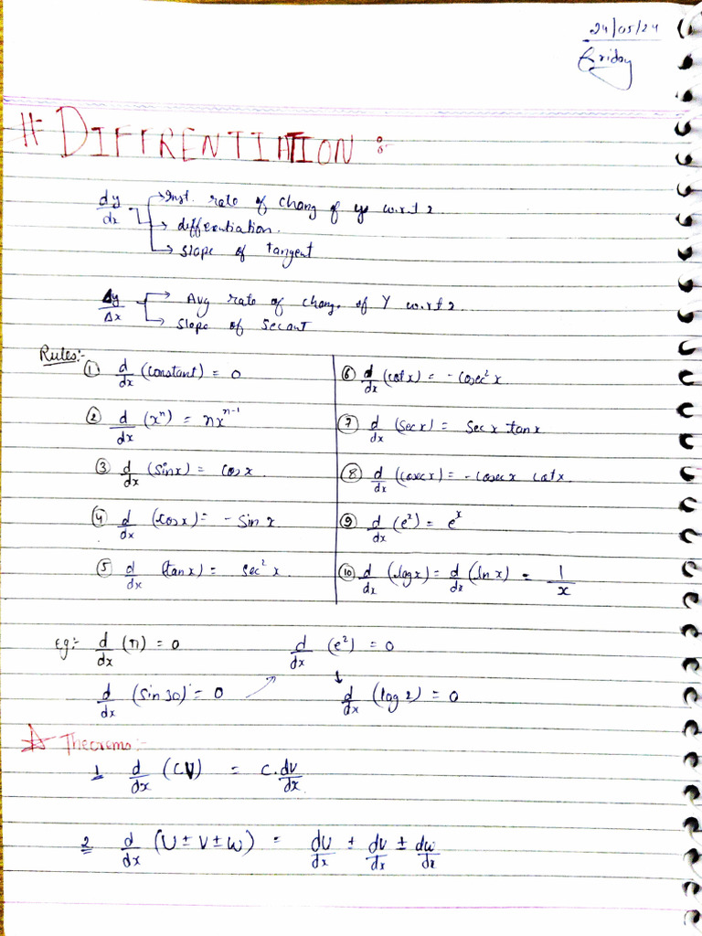 Physics.. Basic Mathematics (From24may To 2 June) | PDF