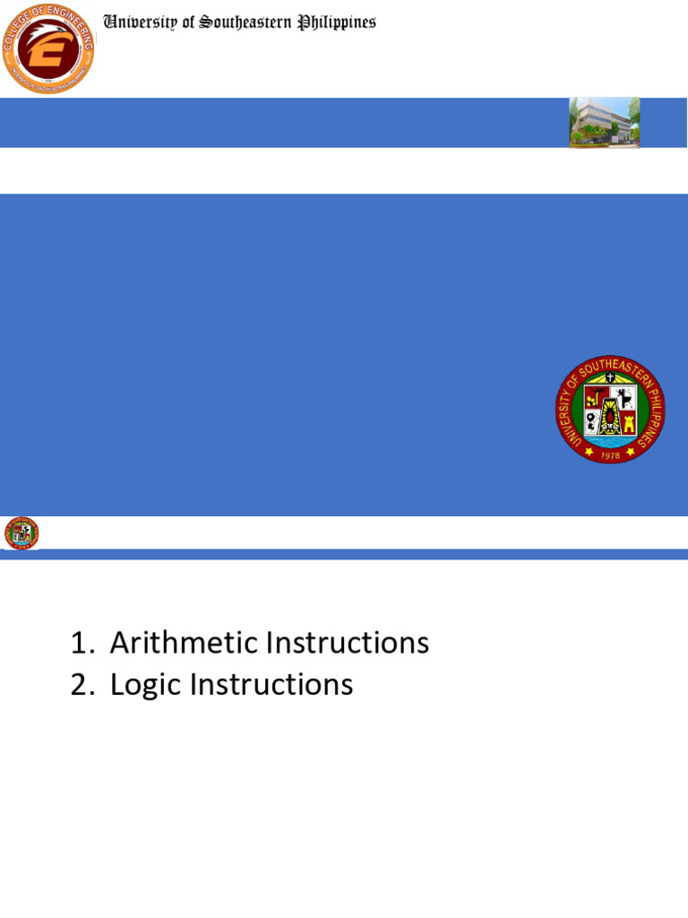 5 - Arithmetic and Logic Instruction | PDF | Binary Coded Decimal | Multiplication