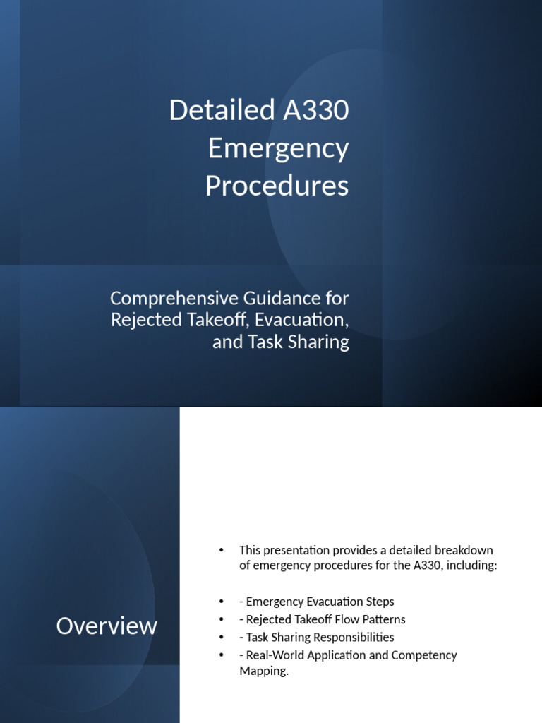 Detailed A330 Emergency Procedures | PDF | Air Traffic Control ...
