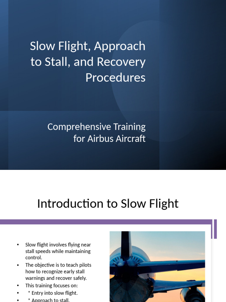 Slow_Flight_Training_Airbus | PDF | Aerospace | Aircraft