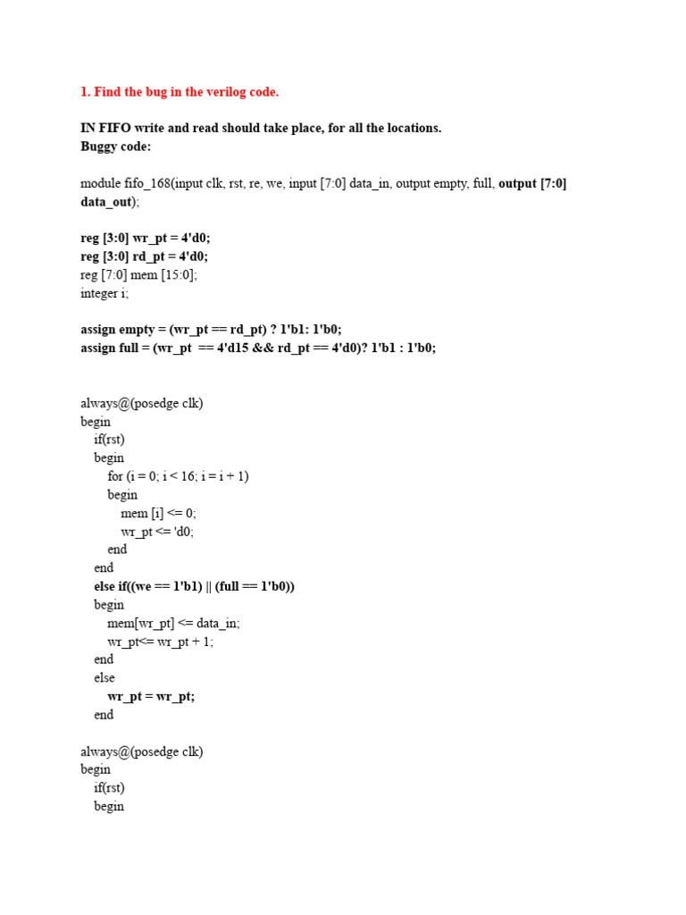 Buggy Code | PDF | Computers