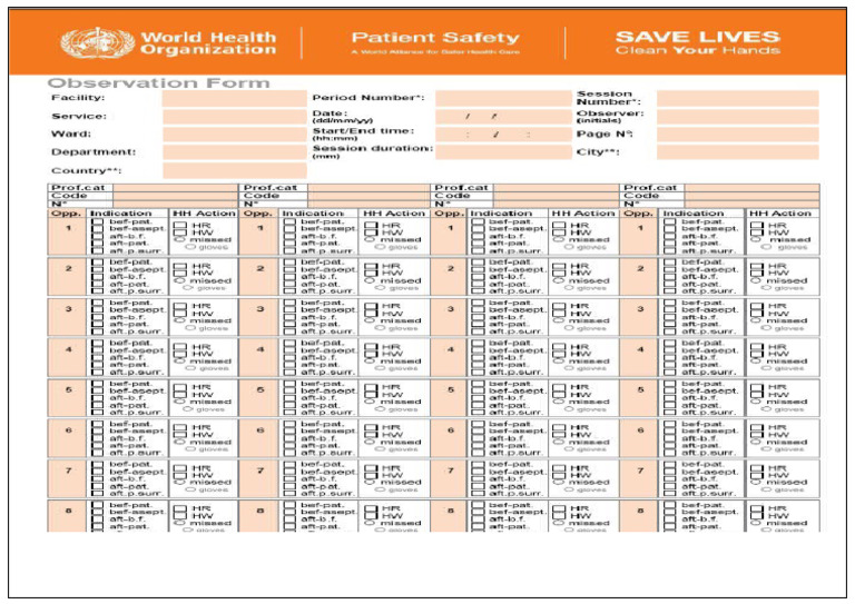 Form Observasi HH | PDF