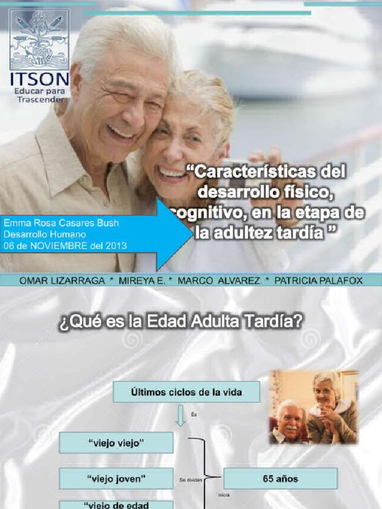 Desarrollo en La Adultez Tardia by Omar Lizrraga | PDF