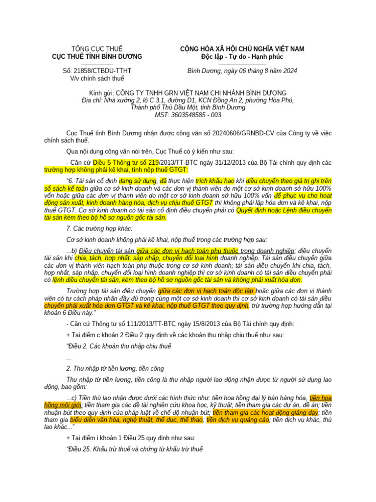 Công+văn-21858-CTBDU-TTHT Điều chuyển TSCD + Chi trả hoa hồng môi giới ...
