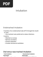 Endotracheal Intubation Procedure | PDF | Monitoring (Medicine ...