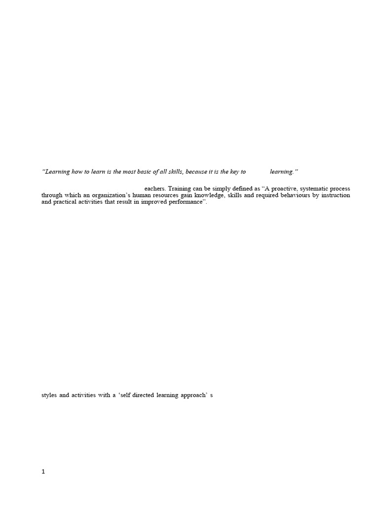 Course Guide ToT 1 Sept | PDF | Pedagogy | Educational Assessment