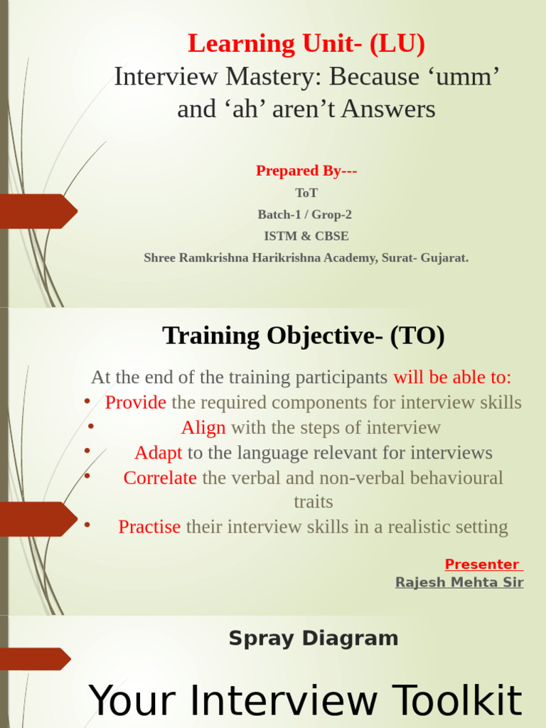 Interview Skill | PDF