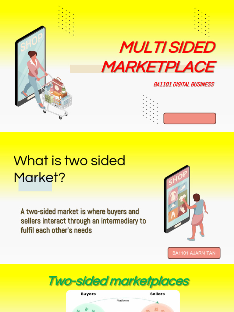 Understanding Two-Sided Marketplaces | PDF