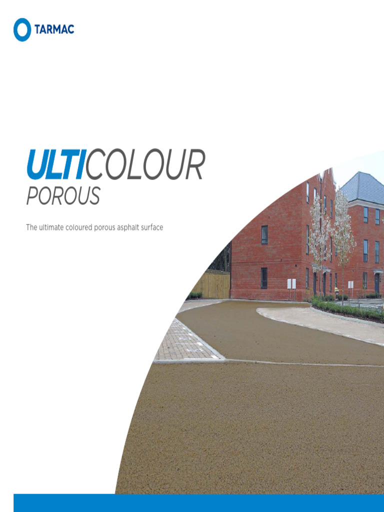 Ulticolour Porous Product Brochure | PDF | Road Surface | Road ...