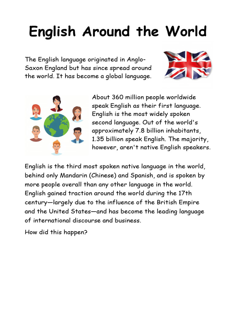 English Around The World Resource Pack 1 | PDF | English Language | Oceania