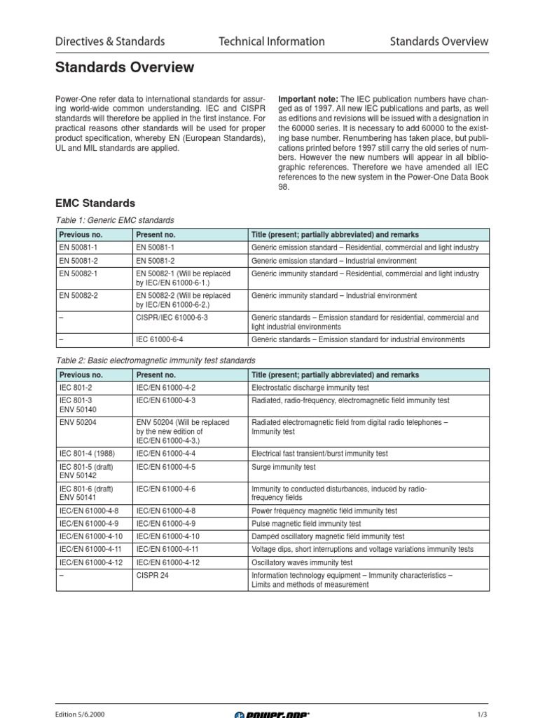 Standards Electromagnetic | International Electrotechnical Commission ...