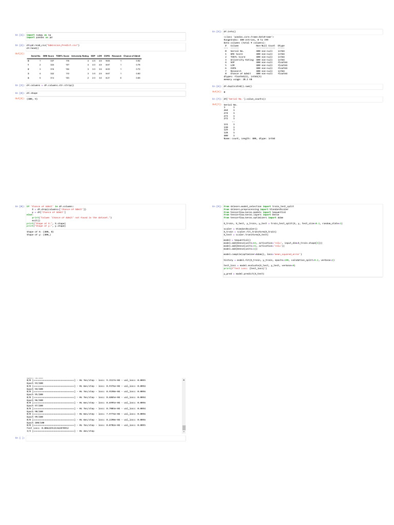 Experiment 3 FDL - Jupyter Notebook | PDF | Computers