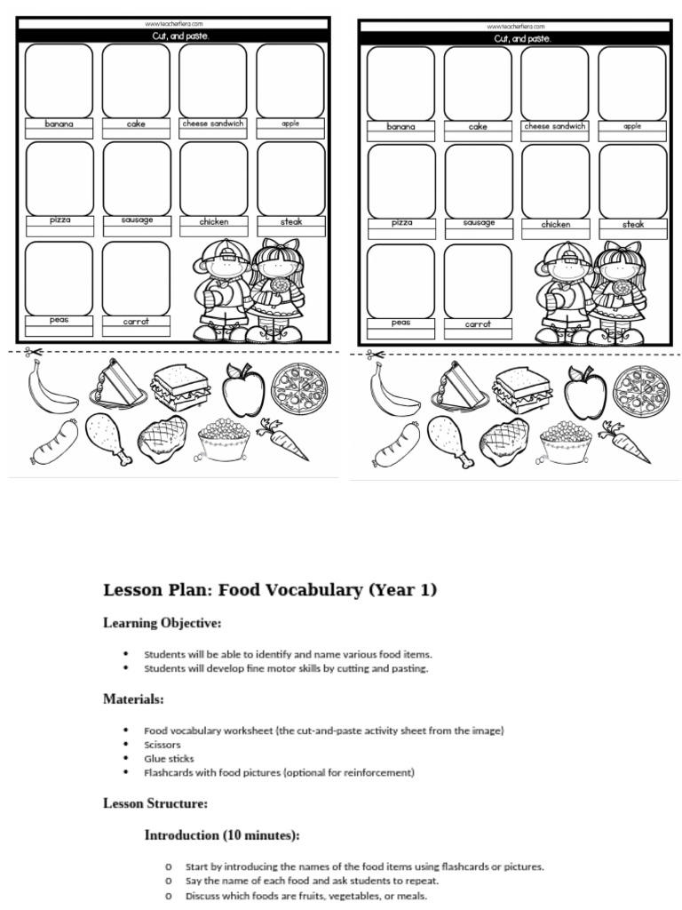 4 Lunch Time | PDF | Lesson Plan | Vocabulary