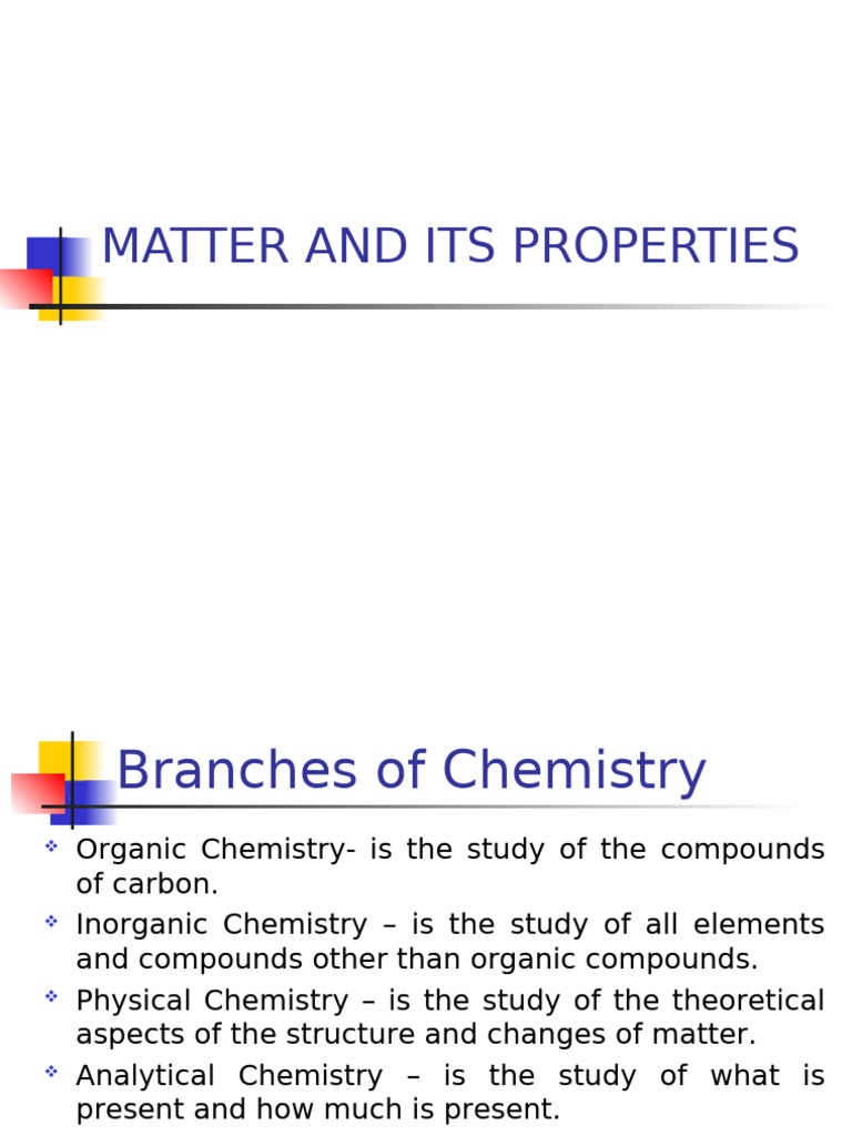 Understanding Matter and Its Properties | PDF | Chemical Substances ...