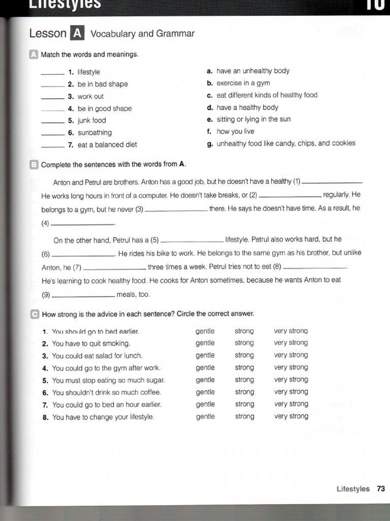 workbook unit 10 | PDF