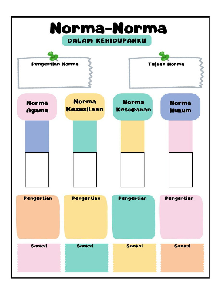 Pop Up Happy Note Norma-Norma Pancasila | PDF