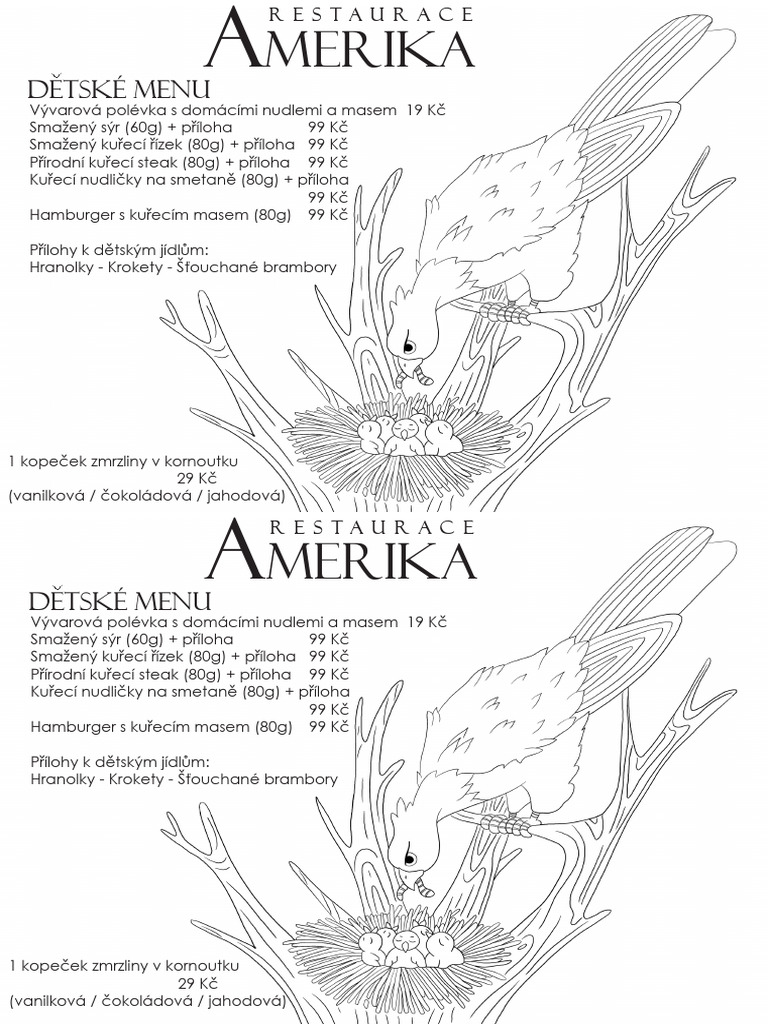 Detske Menu Strana 1 | PDF