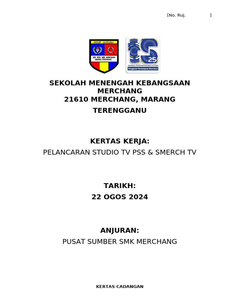 Kertas Kerja Studio TVPSS 2024 | PDF