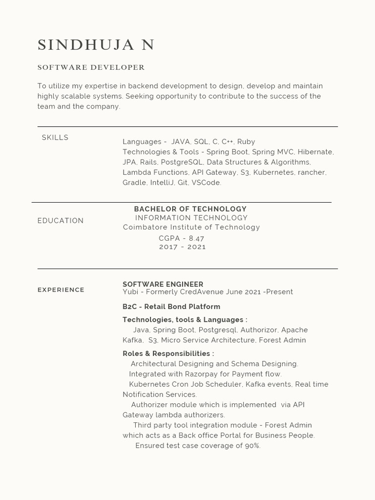 SINDHUJA_SDE | PDF | Postgre Sql | Software