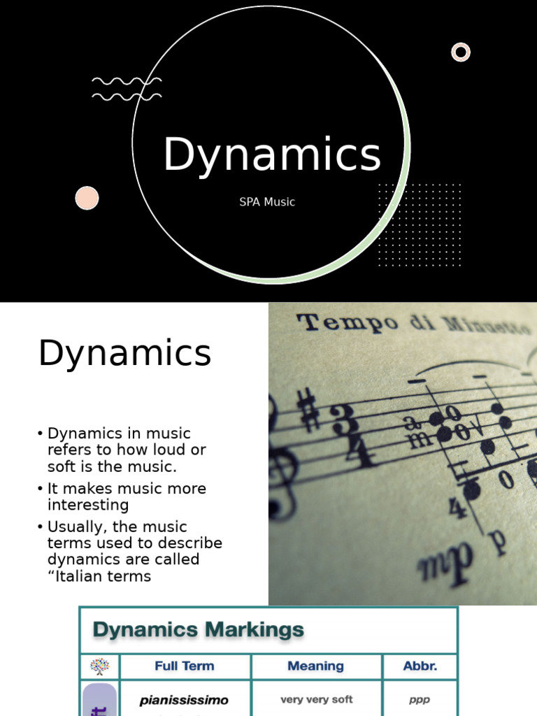 Understanding Music Dynamics Terms | PDF