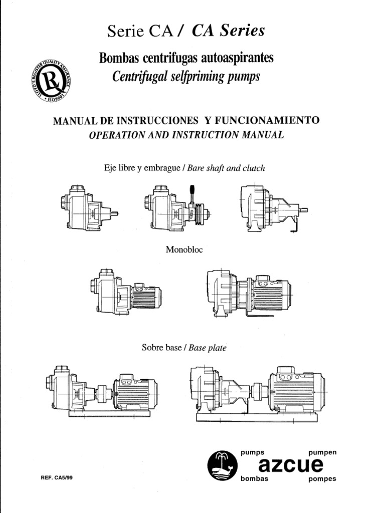 Azcue Instruction Manual-CA Series | PDF