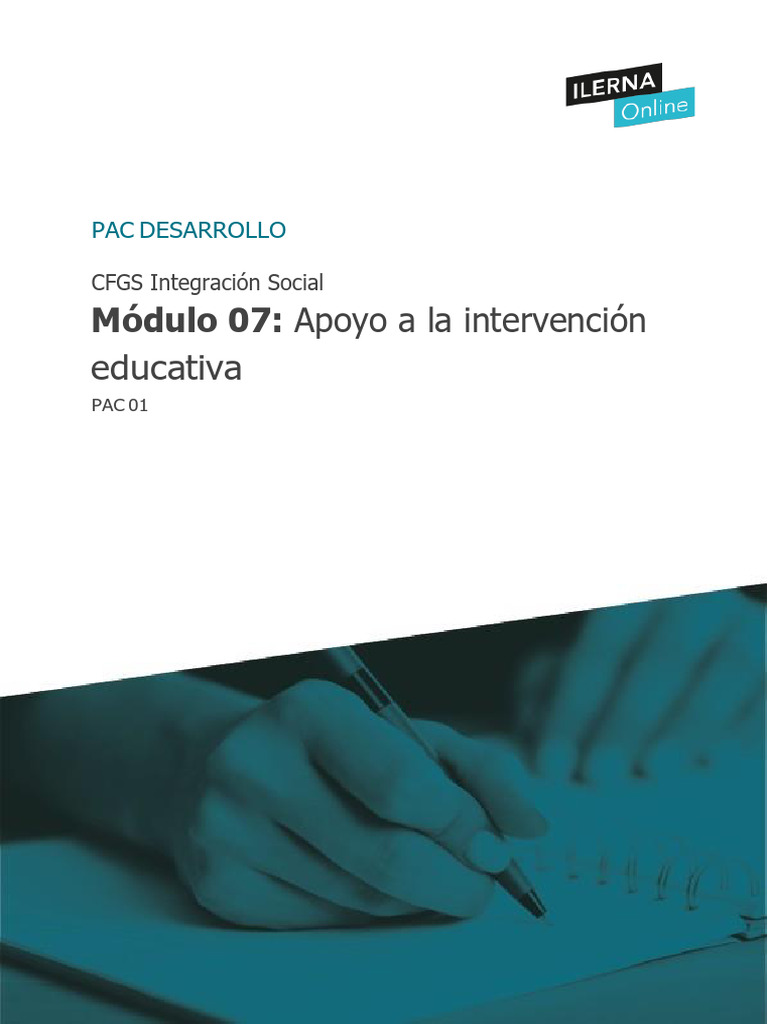 PAC de Desarrollo UF1 M07 | PDF | Inclusión (Educación) | Invalidez